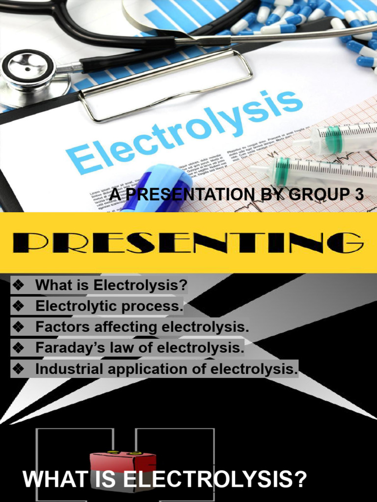 Electrolysis | PDF | Cathode | Sets Of Chemical Elements
