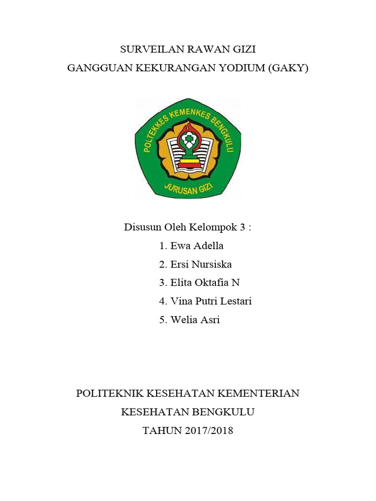 Gangguan Akibat Kekurangan Yodium (GAKY) | PDF | Kesehatan Holistik