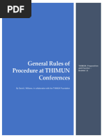 Model United Nations Rules of Procedure | PDF | Committee | United ...