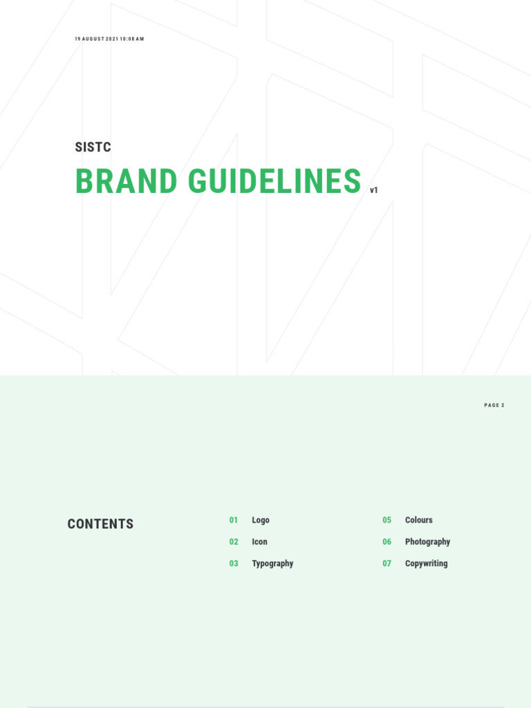 SISTC - Brand Guidelines - 2021 | PDF | Human Communication
