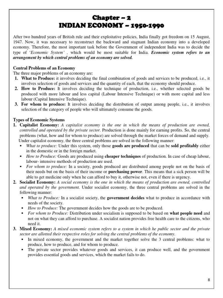Indian Economy - 1950-1990 | PDF | Green Revolution | Subsidy