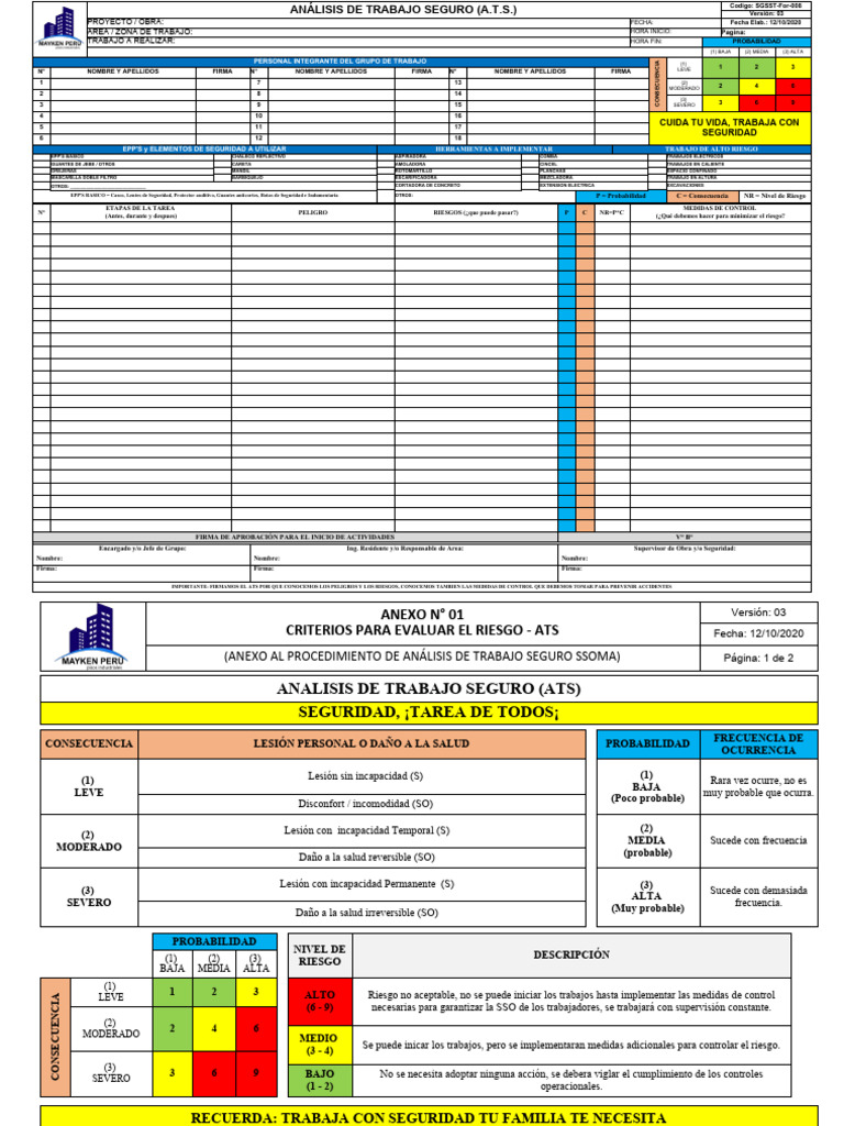 SGSST-For-008 - ATS | PDF SGSST-For-008 - ATS | PDF