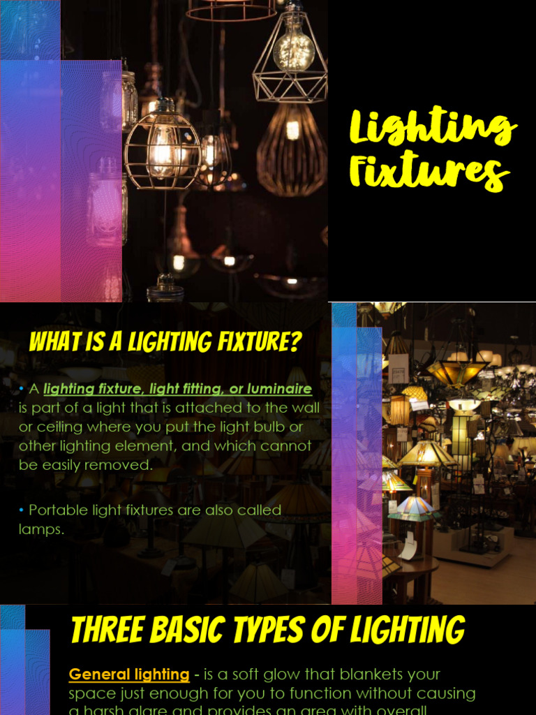 Lighting Fixtures | PDF | Lighting | Architectural Design