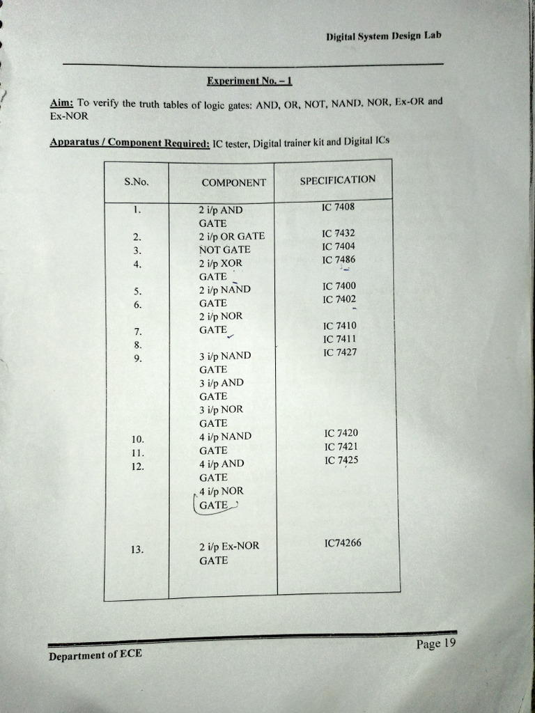 DSD 1 | PDF | Logic Gate | Electricity