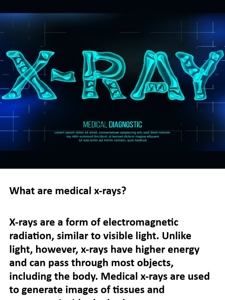 X Xray | PDF | Radiography | X Ray