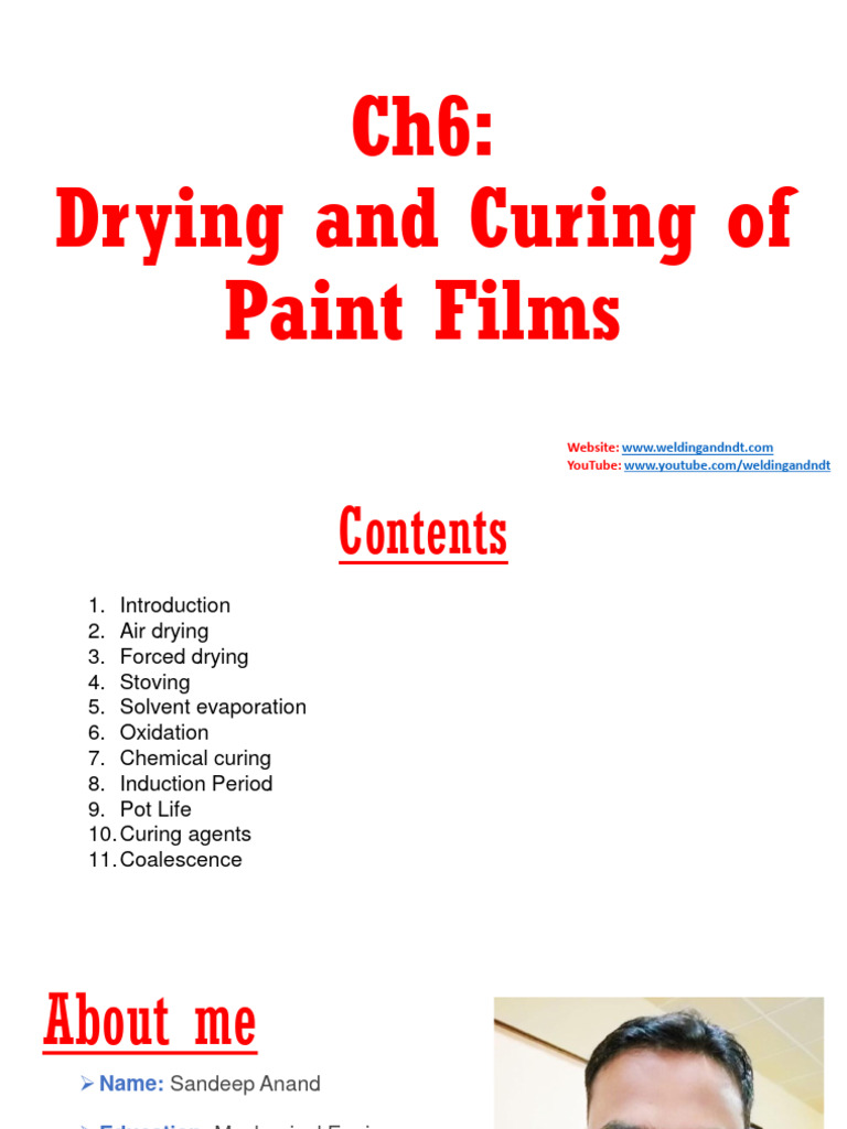 Paint Drying and Curing Processes | PDF | Paint | Epoxy