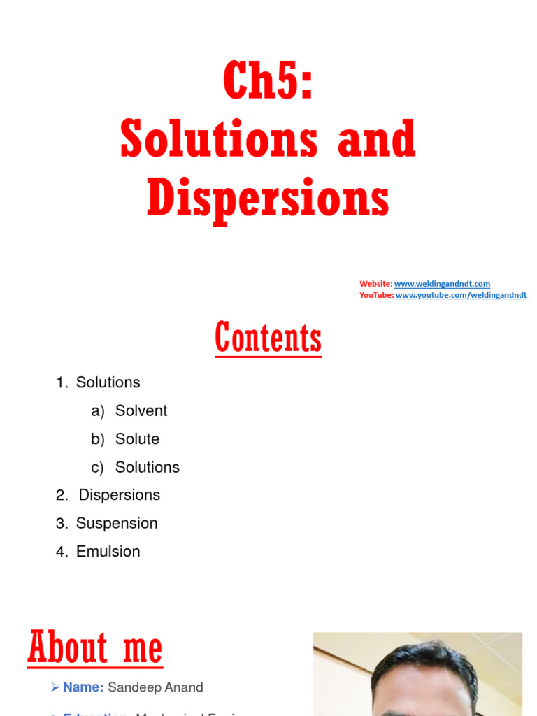 BGAS Grade 2 - Ch-5 Solutions and Dispersions | PDF | Paint | Suspension (Chemistry)