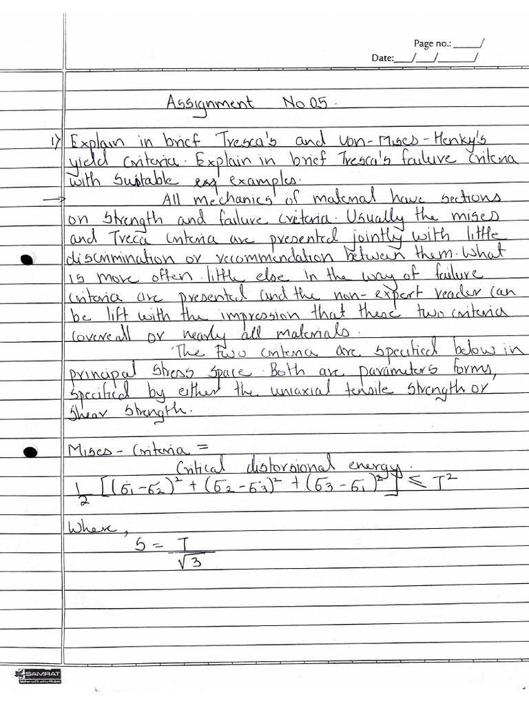 TEP Assignment No 5 | PDF
