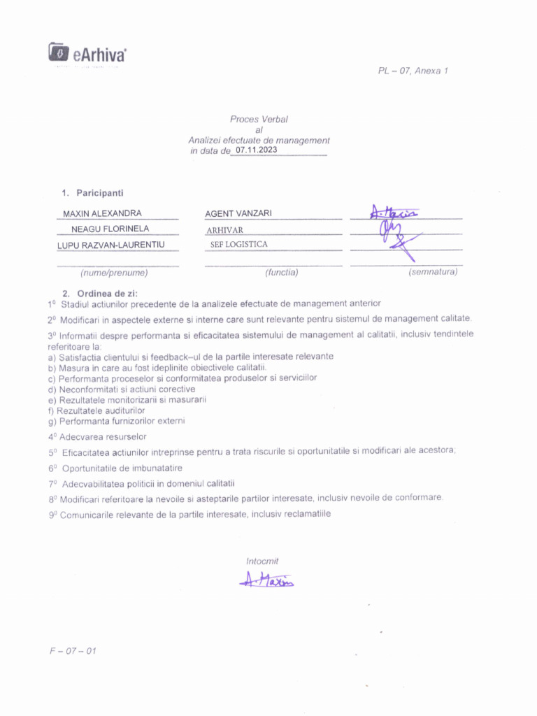 Analiza de Management | PDF