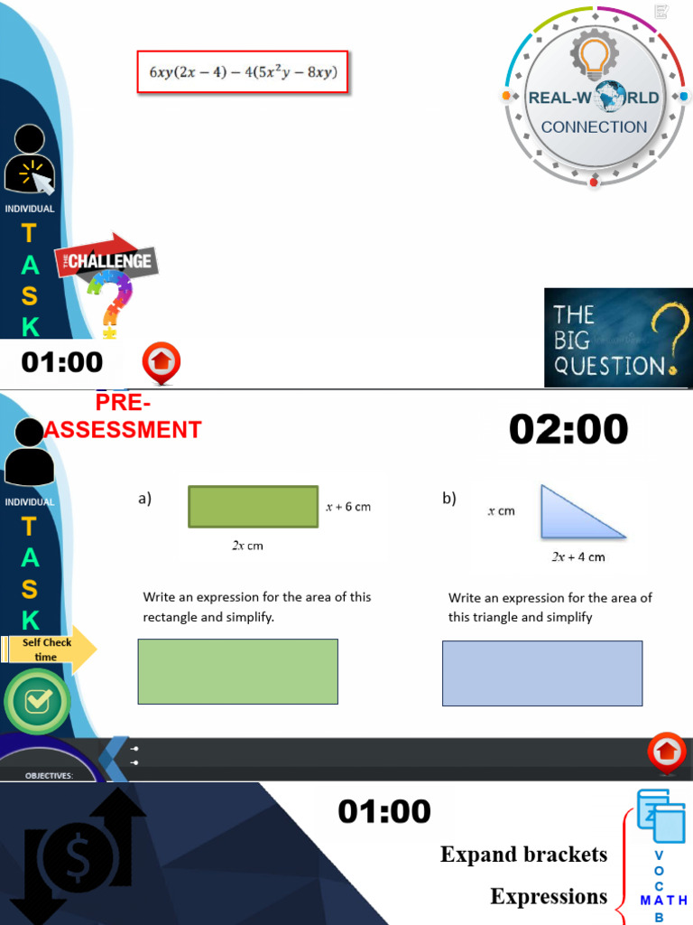 Expanding and Simplifying Double Brackets | PDF | Area | Cognition