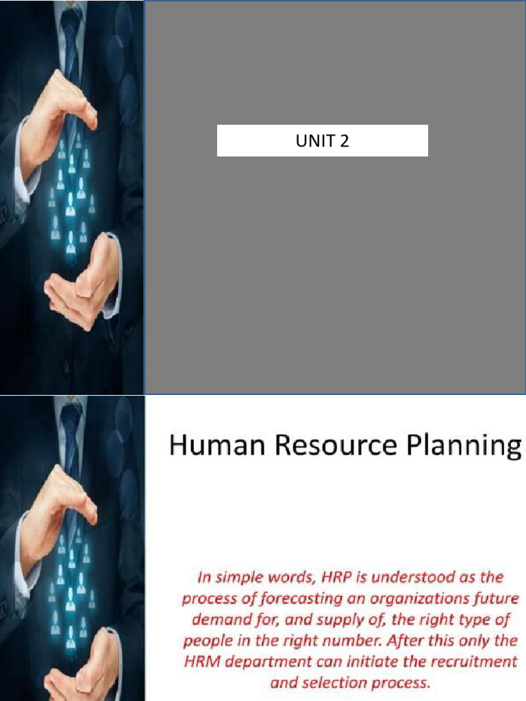 HRM Unit 2 - MBA - 2023 | PDF | Recruitment | Competence (Human Resources)