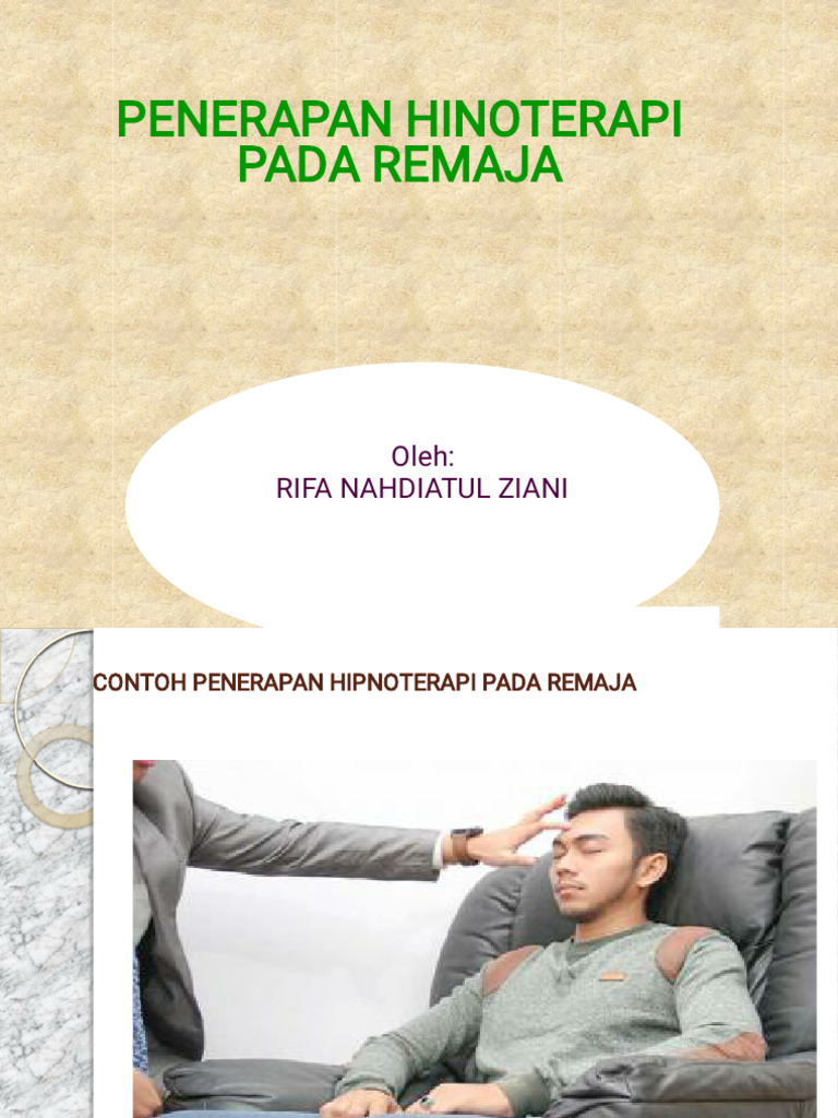 Hipnoterapi untuk Atasi Depresi Remaja | PDF