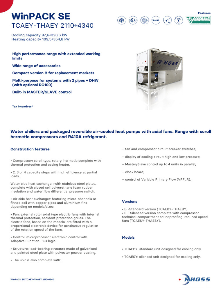 WinPACK SE TCAEY-THAEY 2110Ã 4340 | Download Free PDF | Heat Exchanger ...
