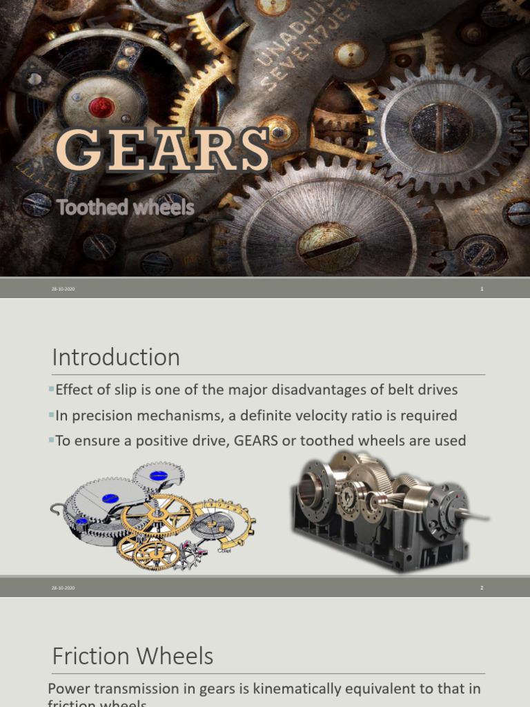 GEARS | PDF | Gear | Mechanical Engineering