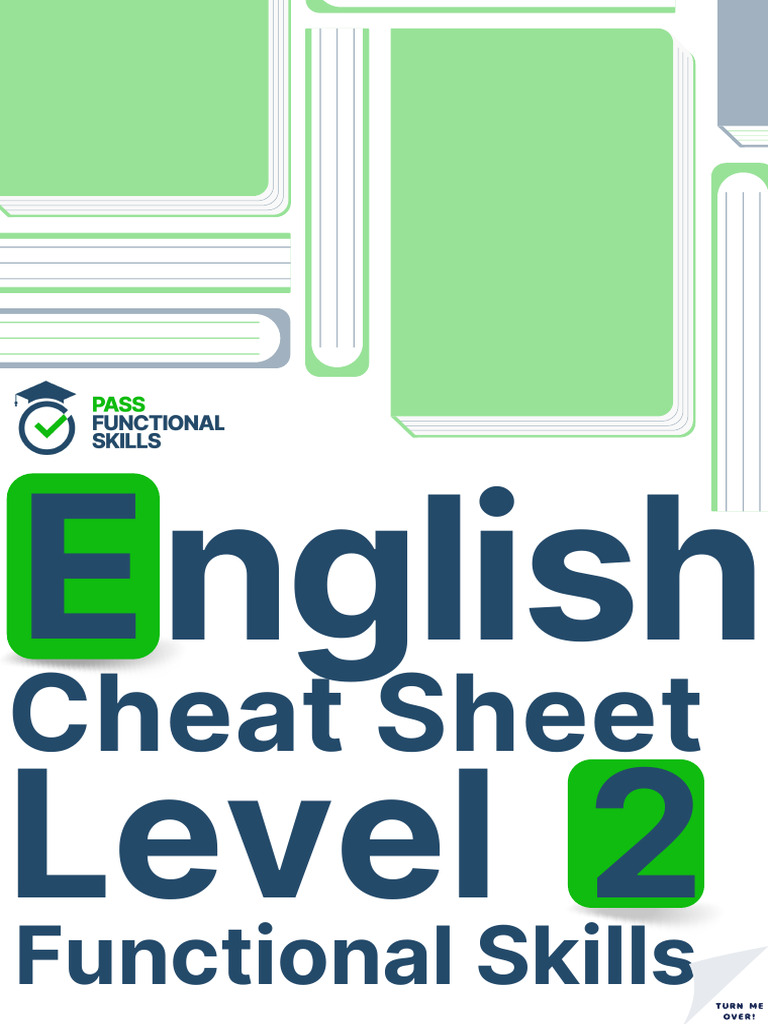 English Cheat Sheet Booklet | PDF | Communication | Linguistics