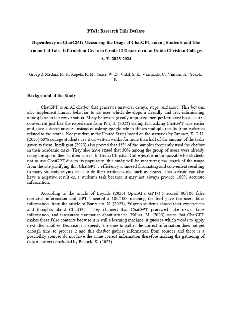 Quarter1 - PT#1 - PR2 Research Title Defense | PDF | Cognition | Learning