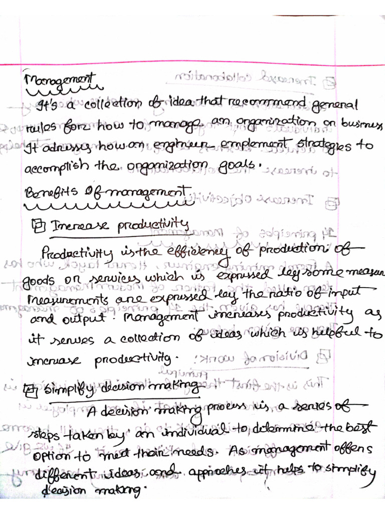 Industrial Management Final Note | PDF