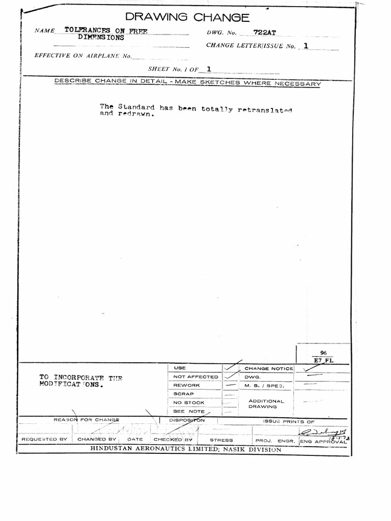 Open Tolerance Standard | PDF