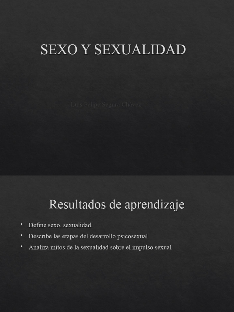Sexo y Sexualidad | PDF | Sexo | La sexualidad humana