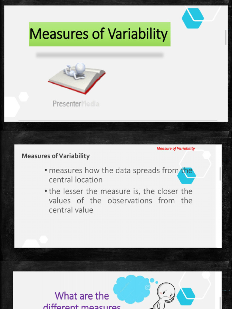 Measure of Variability | PDF | Fuel Economy In Automobiles | Variance
