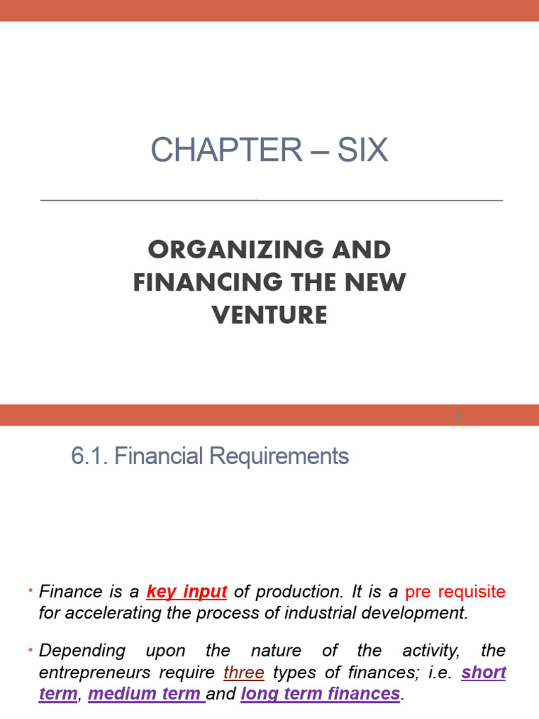 CHAPTER - 6 Financing | PDF | Loans | Balance Sheet