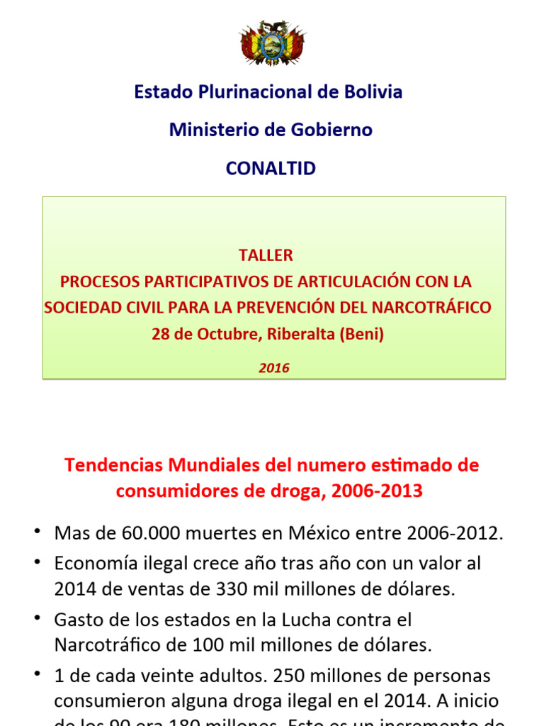 Prevencion Drogas | PDF | Comercio ilegal de drogas | Cocaína