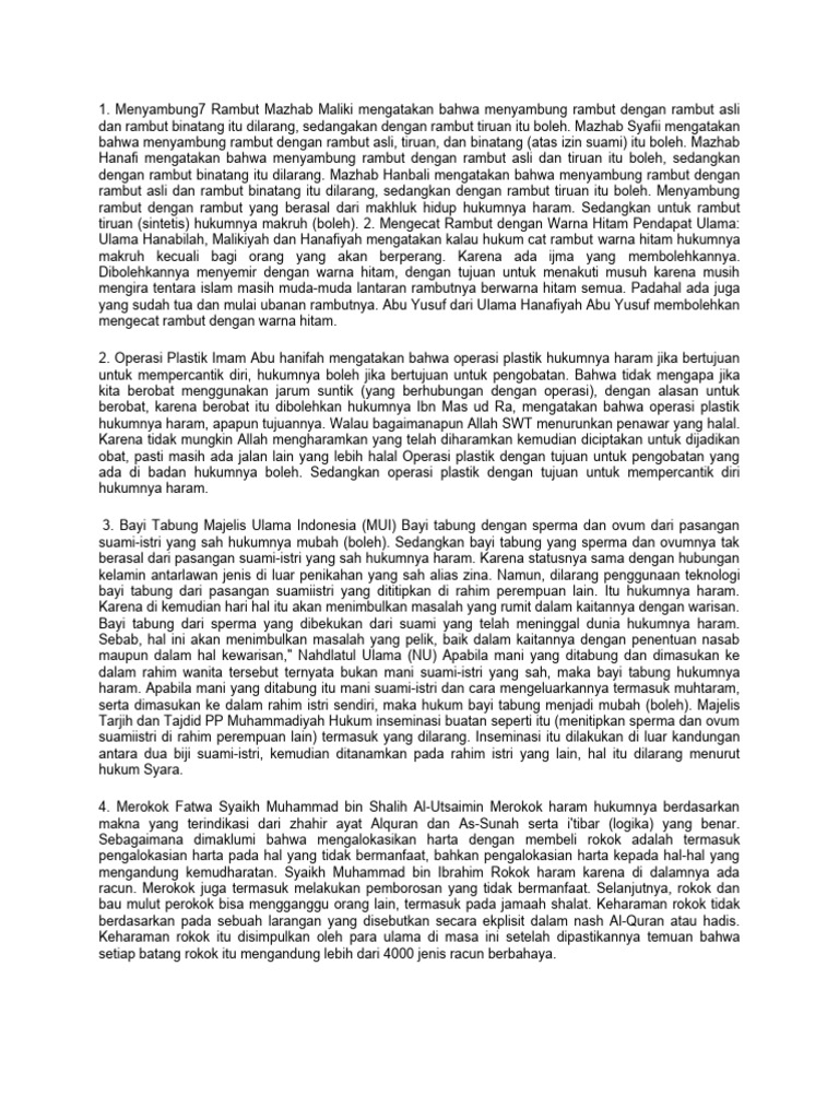 Contoh Ijtihad | PDF | Agama & Spiritualitas