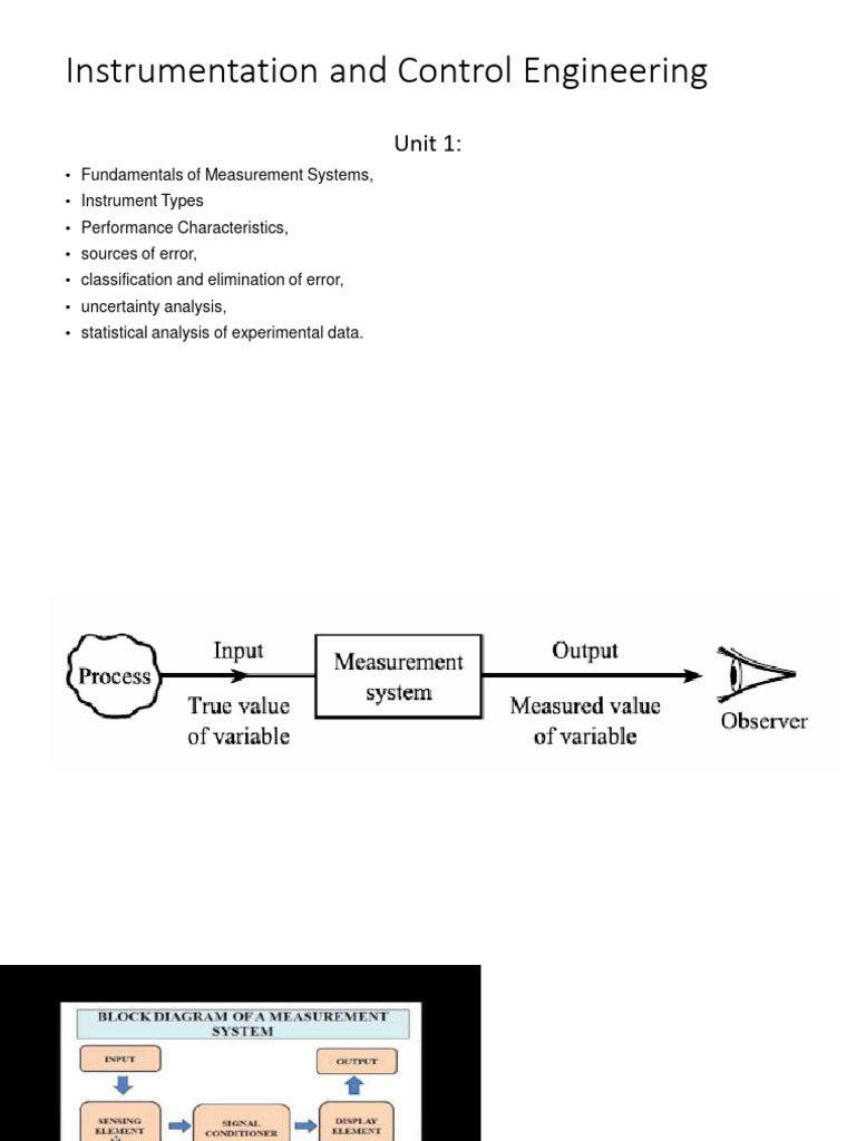 Instrumentation and Control Engineering PPT 1 | PDF | Observational Error | Accuracy And Precision
