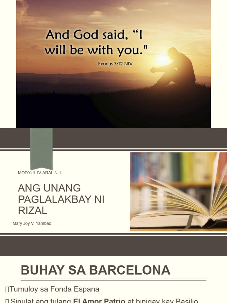 Rizal-Modyul 4 Aralin 1-3 | PDF