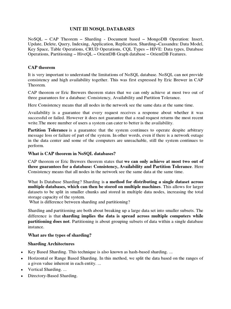 ADT | PDF | No Sql | Database Index