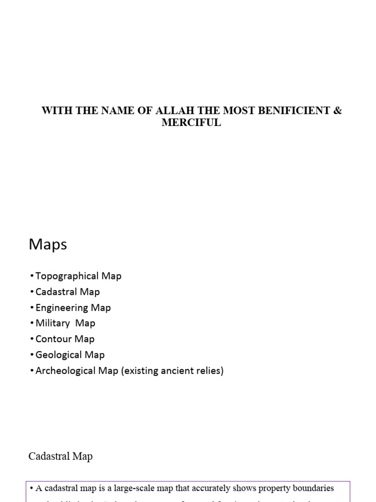 Lecture-3 Types of Drawings Updated | PDF | Contour Line | Map
