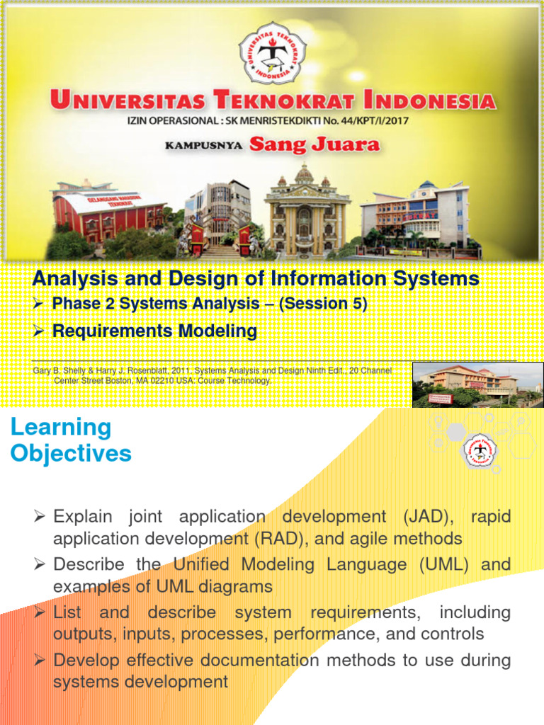 Phase 2 Systems Analysis Session 5 Requirements Modeling Pdf