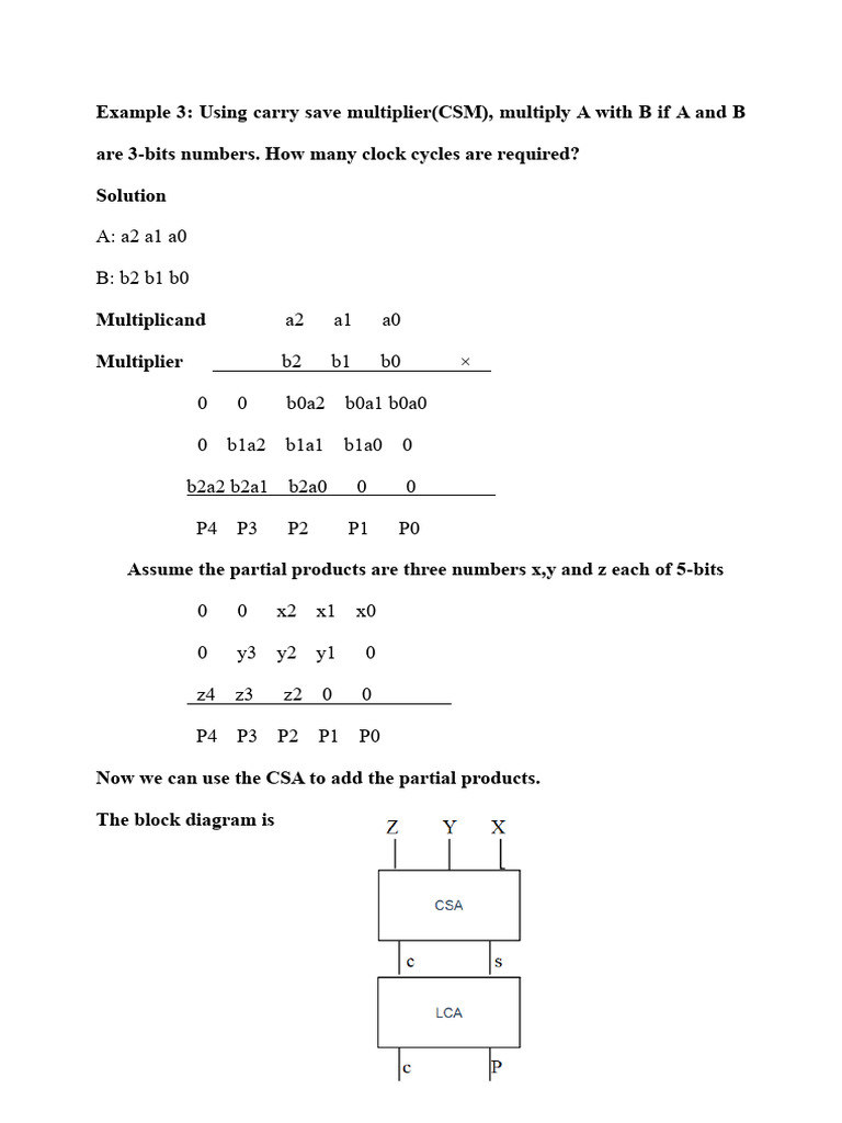 Multiplication of 3-Bits Numbers | PDF | Teaching Methods & Materials | Computers