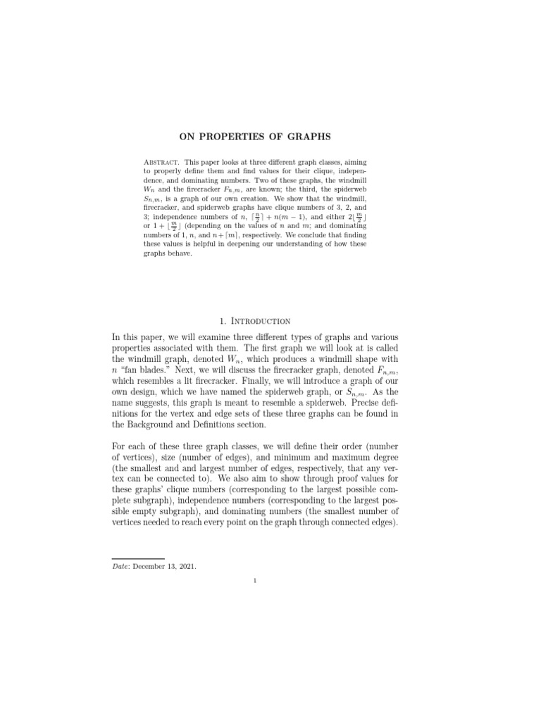 Graph Paper Example 2 | PDF | Vertex (Graph Theory) | Graph Theory