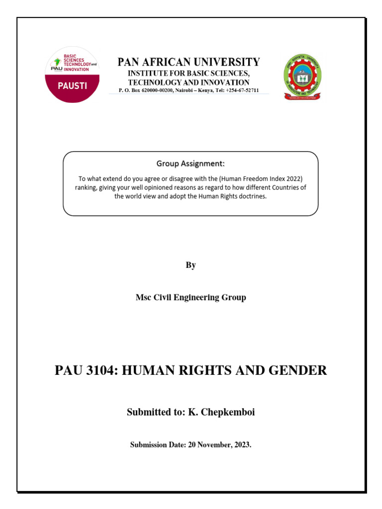 Human Rights Assignment - HFI Evaluation 2 | PDF | Israel | World Politics