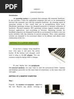 Grade 7 ICF: Peripheral Connection Guide | PDF | Operating System ...