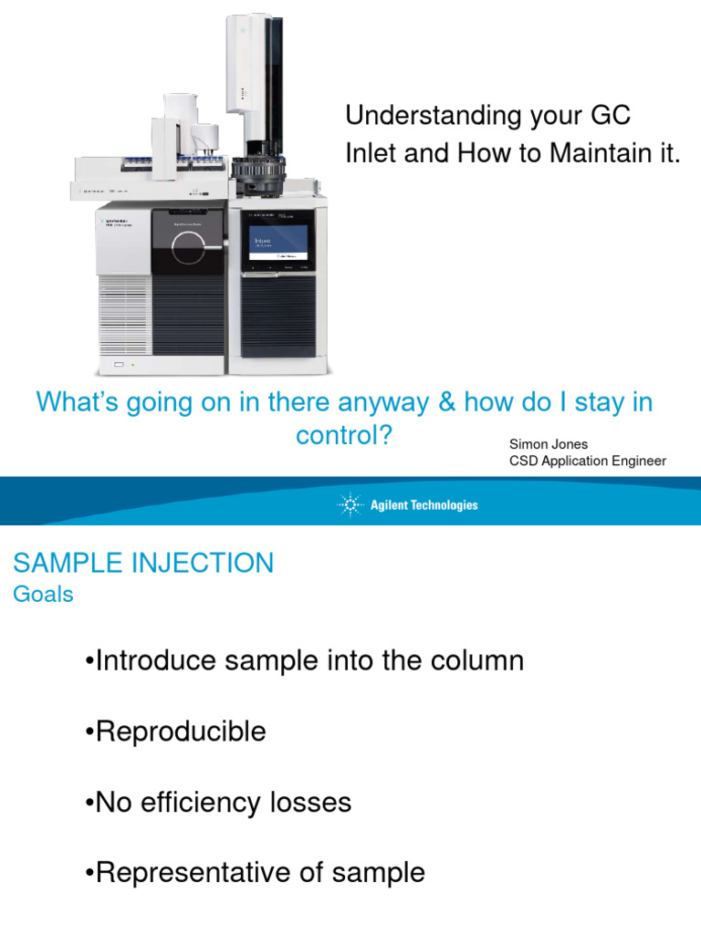 Presentation Understanding GC Inlet and How To Maintain It | PDF | Gas ...
