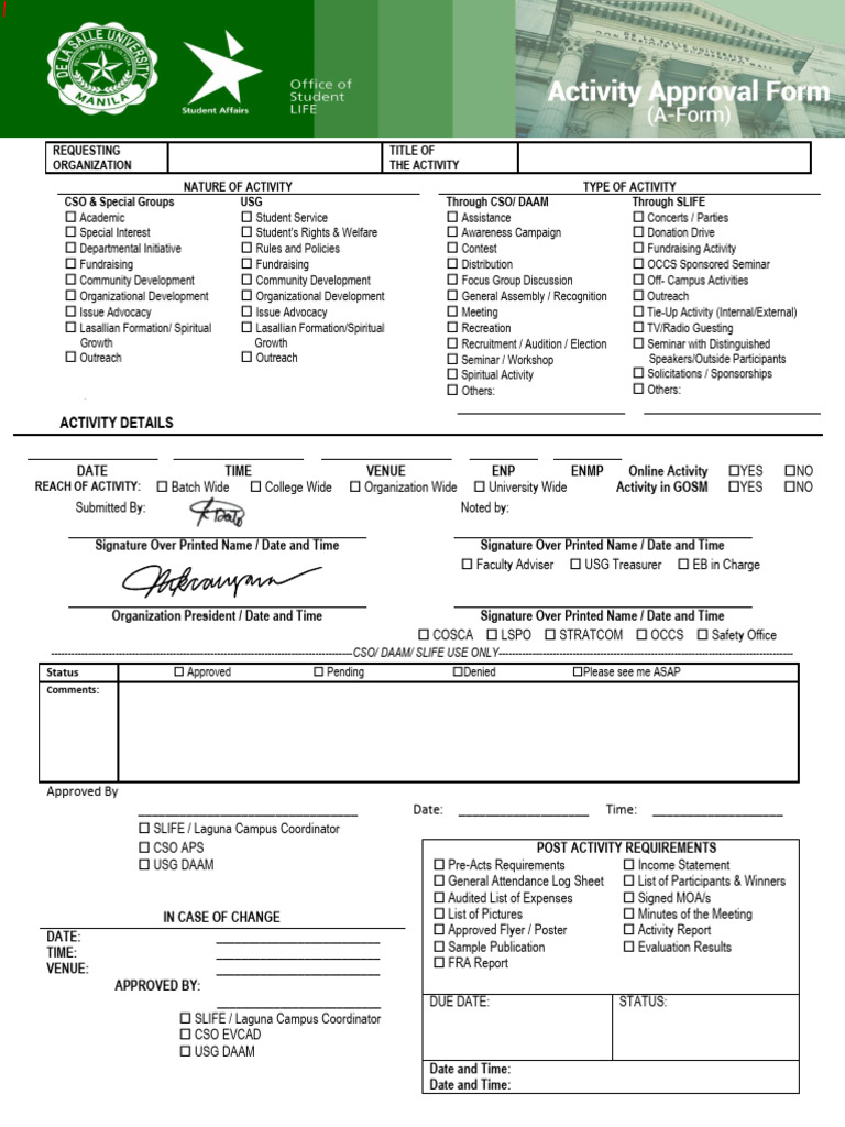 BTW LSS Pre-Act Documents | PDF