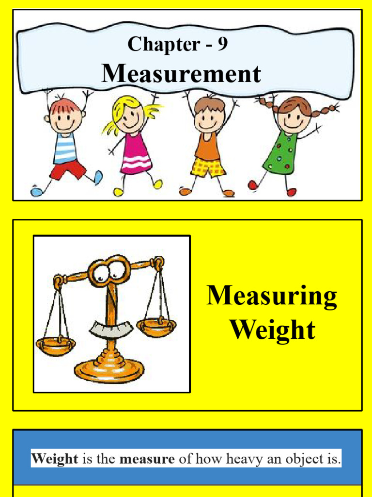 CH - 9 Measurement (Weight & Capacity) | PDF