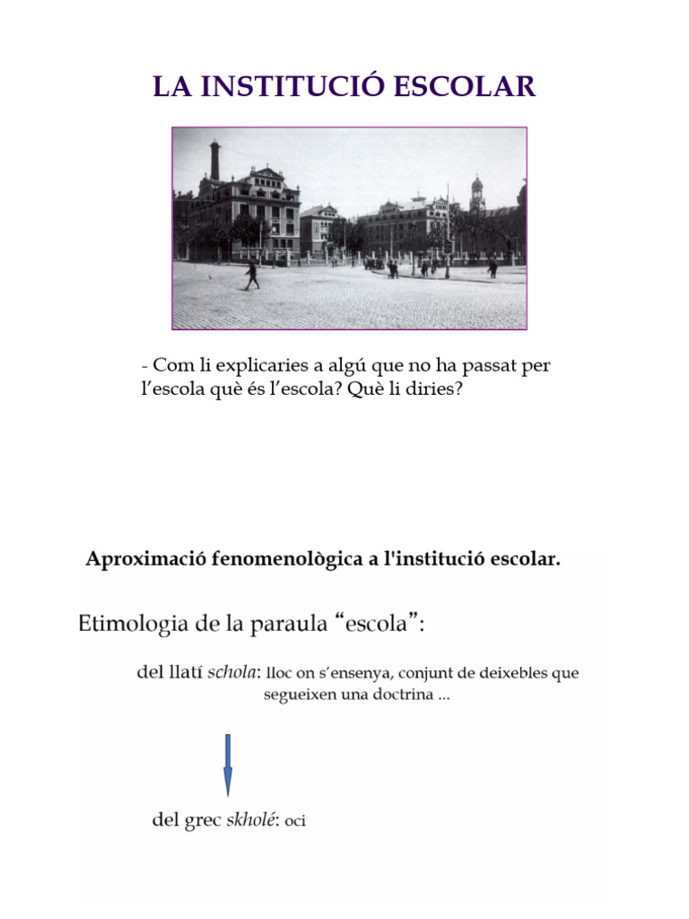 L'escola Tradicional | PDF