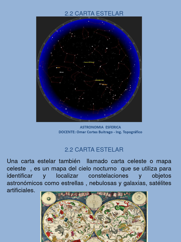 Introducción a la Carta Estelar | PDF | Estrellas | Magnitud aparente