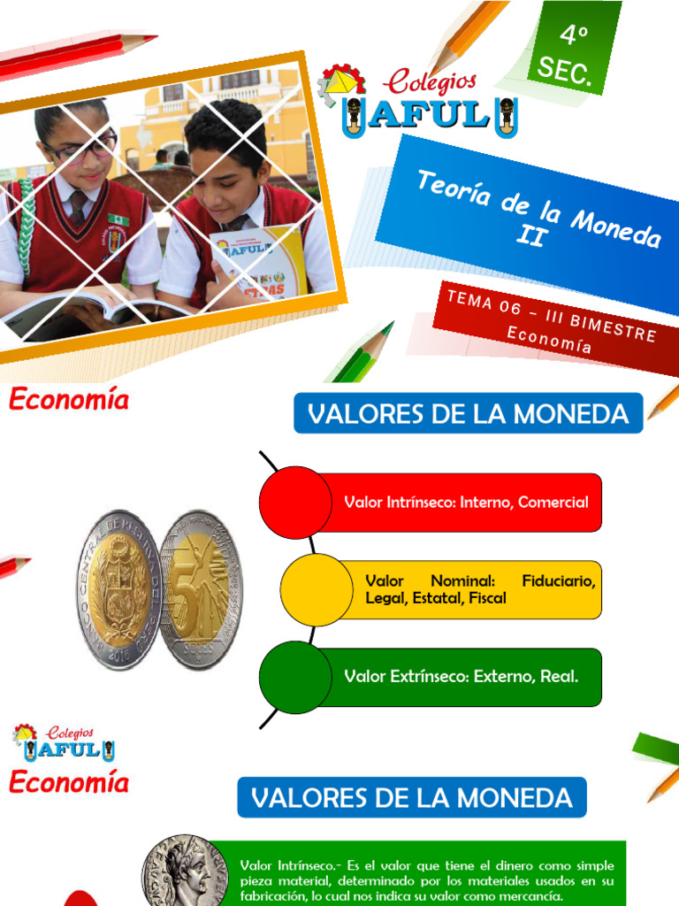 Valores del Dinero para Niños | PDF | Dinero | Moneda