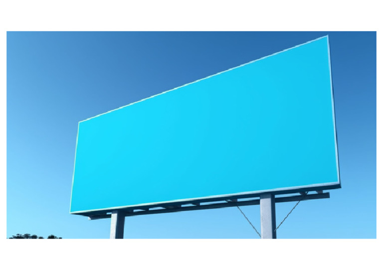 Pngtree 3d Illustrated Blue Billboards For Eye Catching Advertising ...