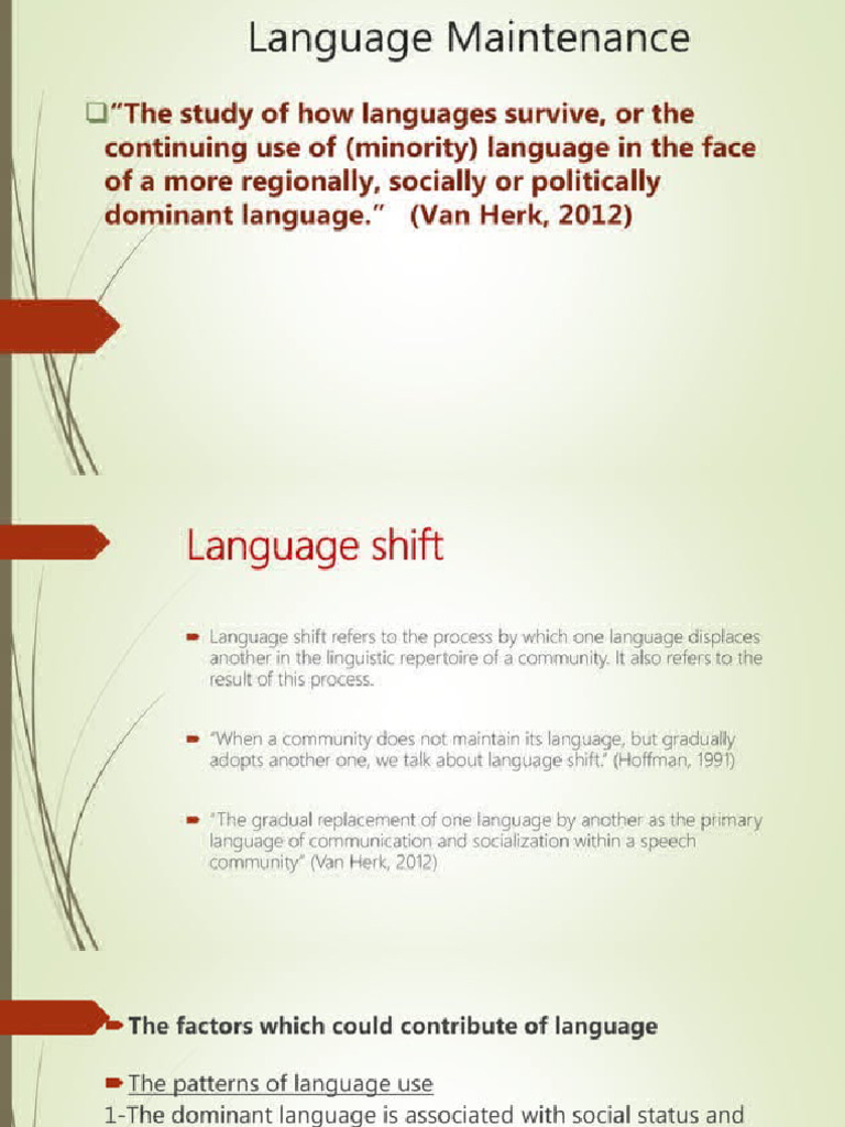 Language-Maintenance-And-Shift 2 | PDF