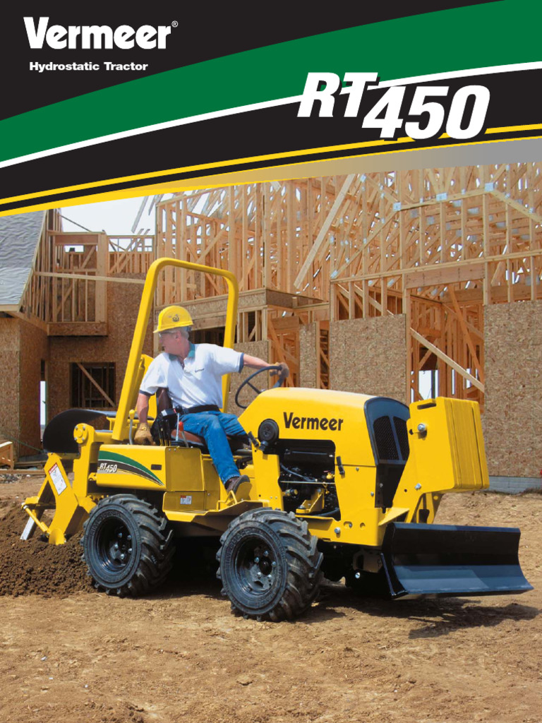 Vermeer RT450 Features | PDF | Tractor | Horsepower