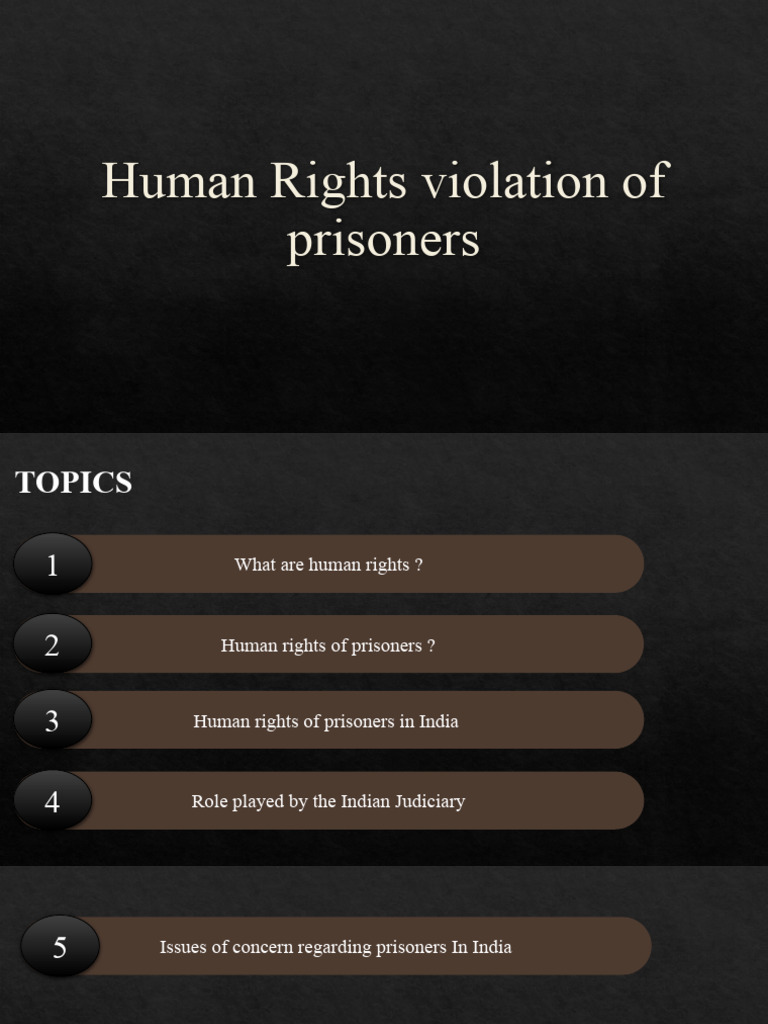 Human Rights | PDF | Human Rights | Prison