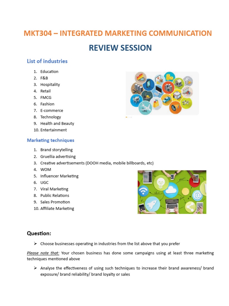 MKT304 - Review Session | PDF