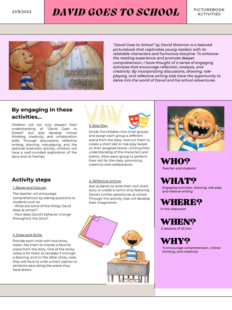 David Goes To School | PDF | Creativity | Cognitive Science