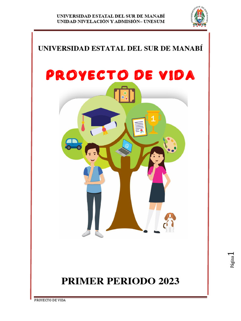 Plantilla PROYECTO DE VIDA | PDF