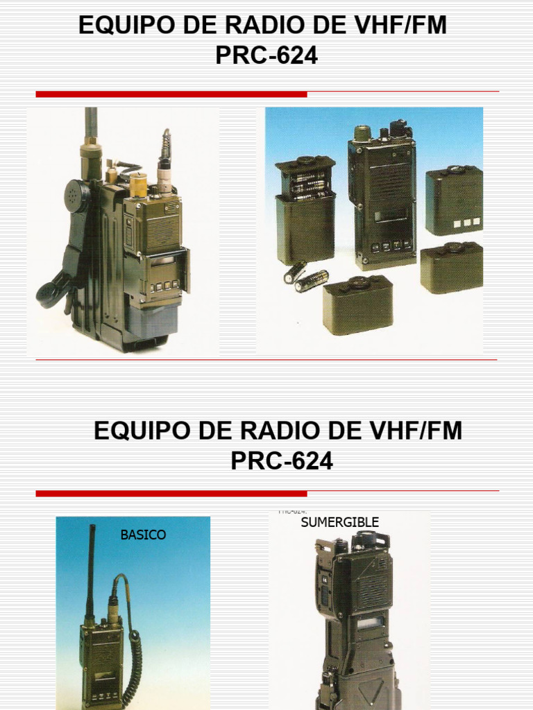 Equipos de Comunicaciones Militares | PDF | Modulación de frecuencia ...